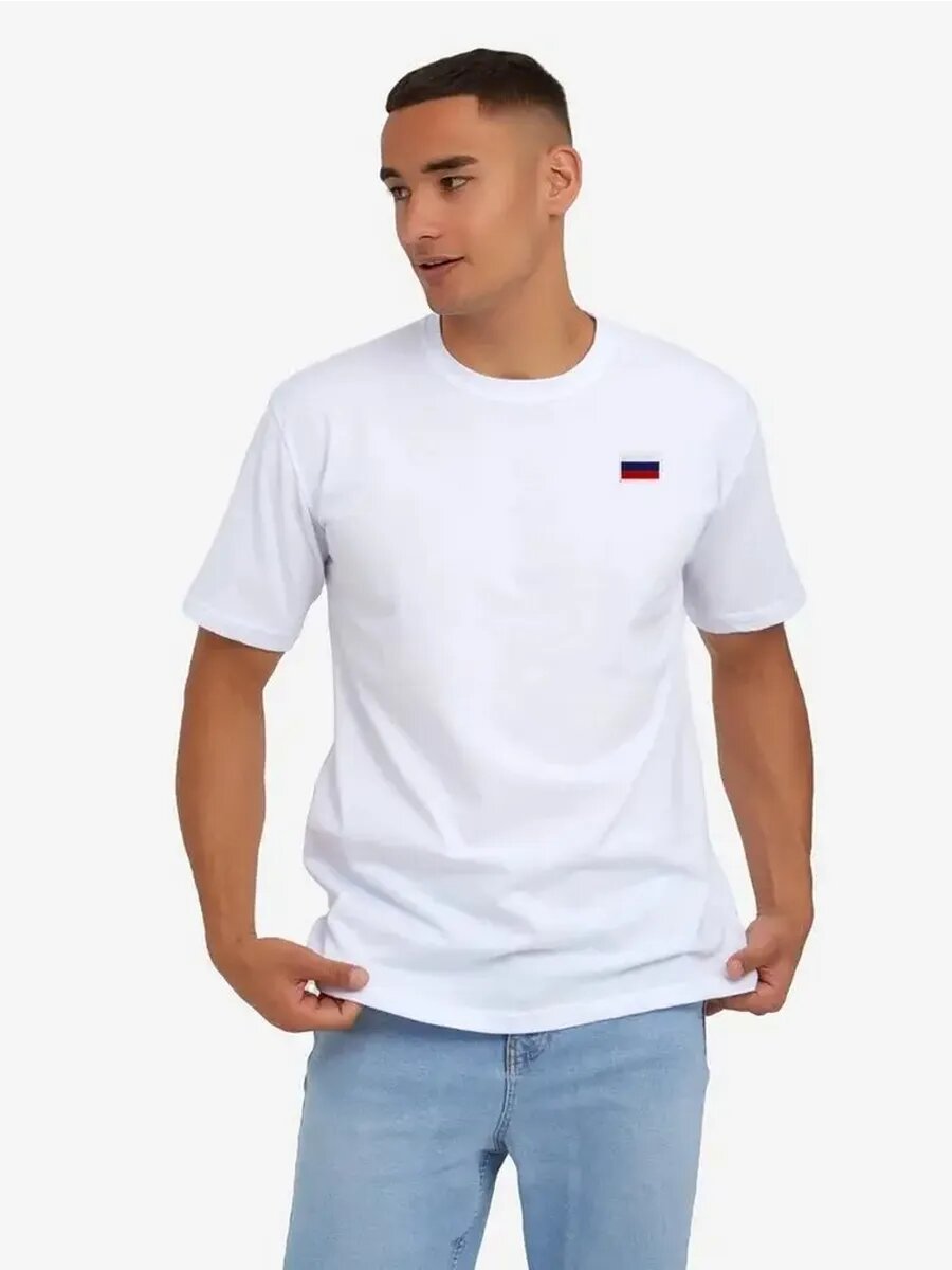 Теплая термоаппликация с флагом России, 10 шт.