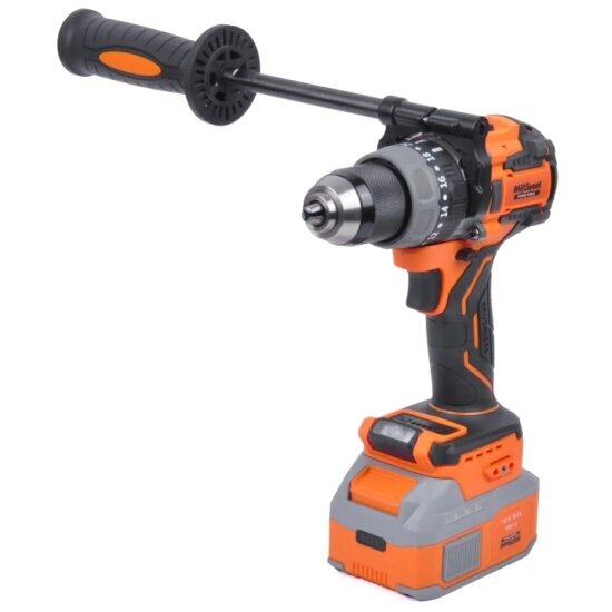 Дрель аккумуляторная AV Steel AV-CD 18/150 BL (0-400/0-1600 об/мин / 0-500/0-2000 уд/мин) "