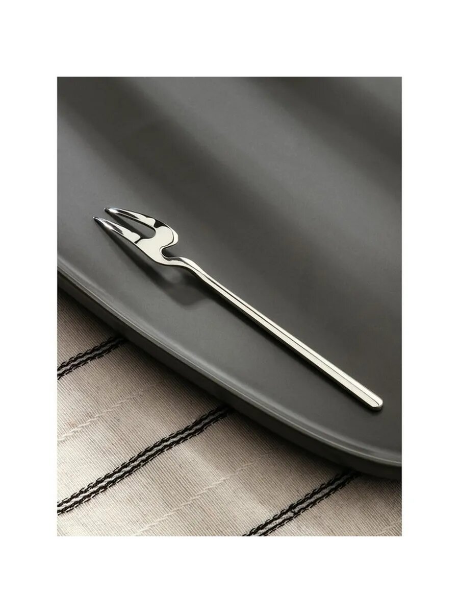 Элегантная десертная вилка из нержавейки