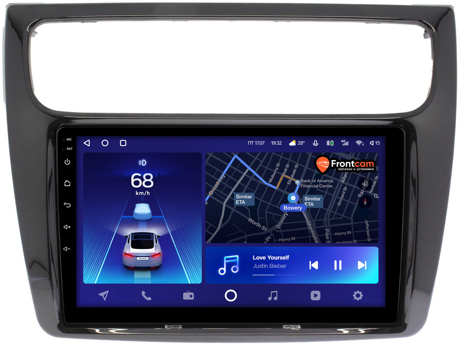 Штатная магнитола Teyes CC2 PLUS 6/128 10" RM-10-044 Haval H8 2014-2017 (черная, глянцевая) Android 10 (4G-SIM, DSP, QLed)