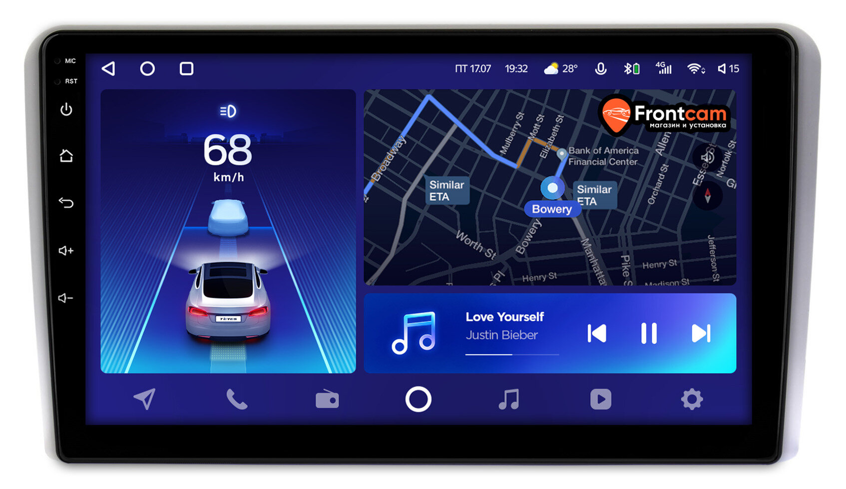 Штатная магнитола Teyes CC2 PLUS 6/128 9" RM-9253 Audi A3 (8P) 2003-2013 Android 10 (4G-SIM, DSP, QLed)
