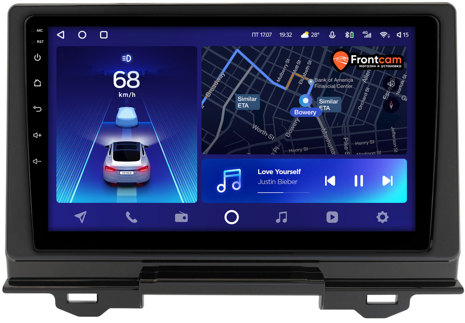 Штатная магнитола Teyes CC2 PLUS 6/128 9" RM-9-1148 Honda Vezel 2, HR-V 3, XR-V 2 2021-2024 (глянцевая) Android 10 (4G-SIM, DSP, QLed)