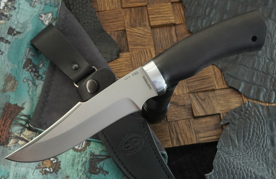 Нож с фиксированным клинком АиР Хазар (95х18, граб)