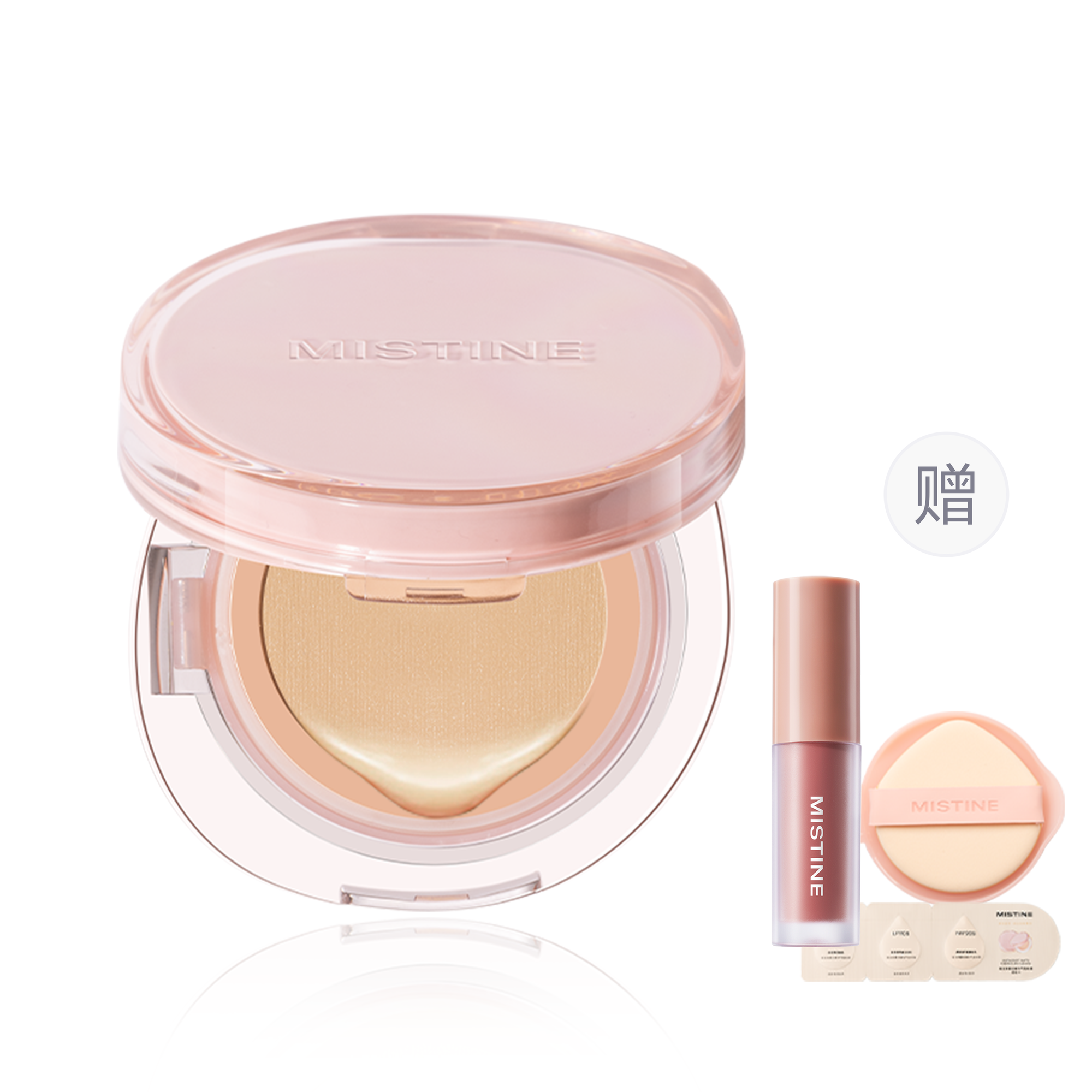 Тональный крем женский Mistine Siamese Mystique Серумы Air Cushion и жидкий тональный крем