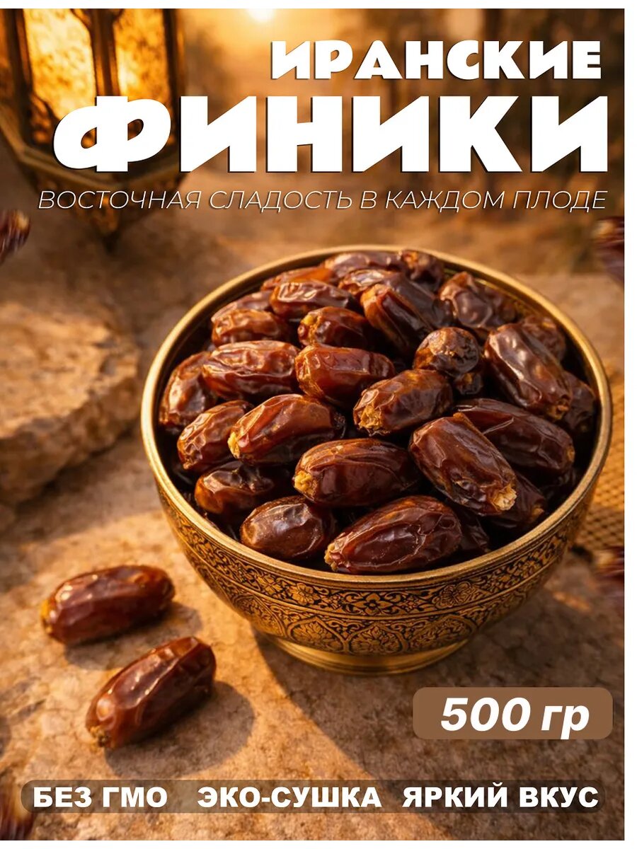 Финики иранские отборные 500 грамм