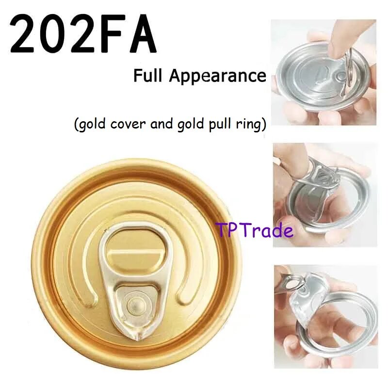 Алюминиевые крышки ETRSUNTECH 202# 52 мм 100pcs, E