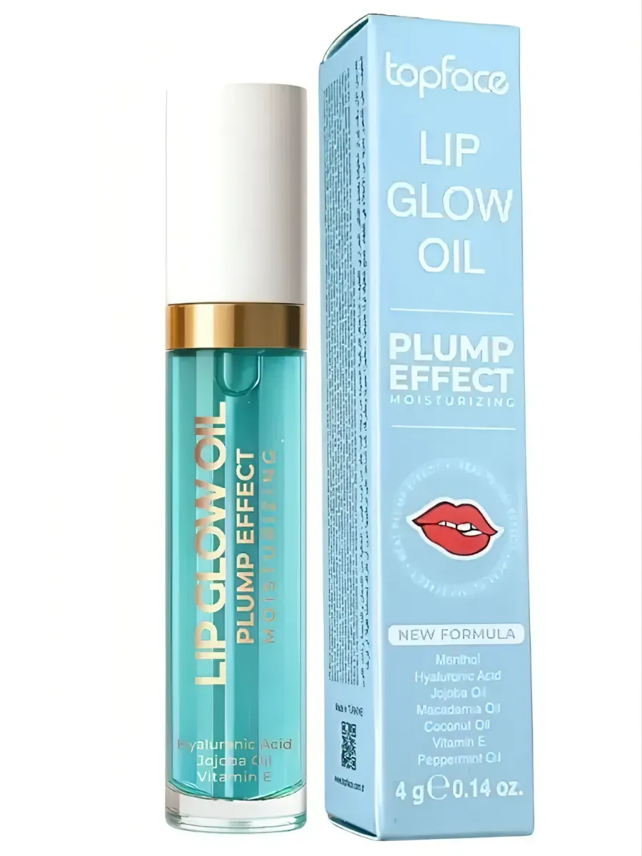 Блеск для губ Topface Lip Glow Oil Plump Effect Масло для губ, Ocean