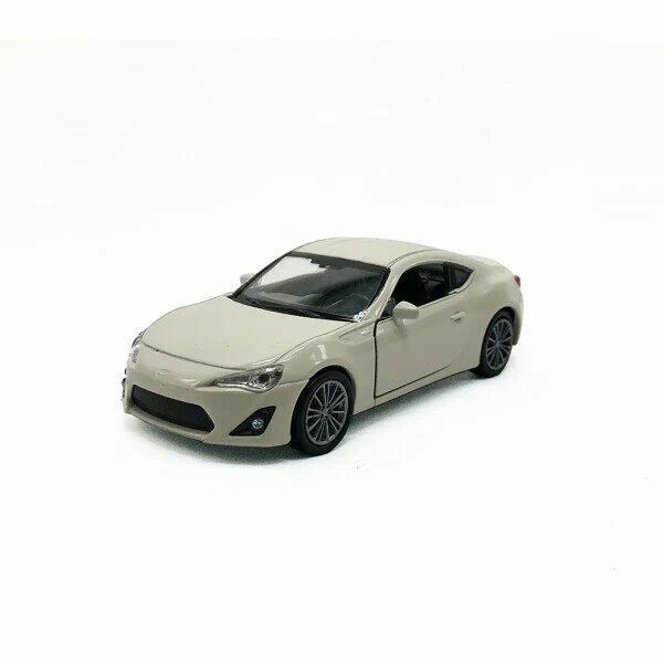 Машинка Welly "Toyota 86" 43669W, инерционная, коллекционная, открываются дверцы, белая