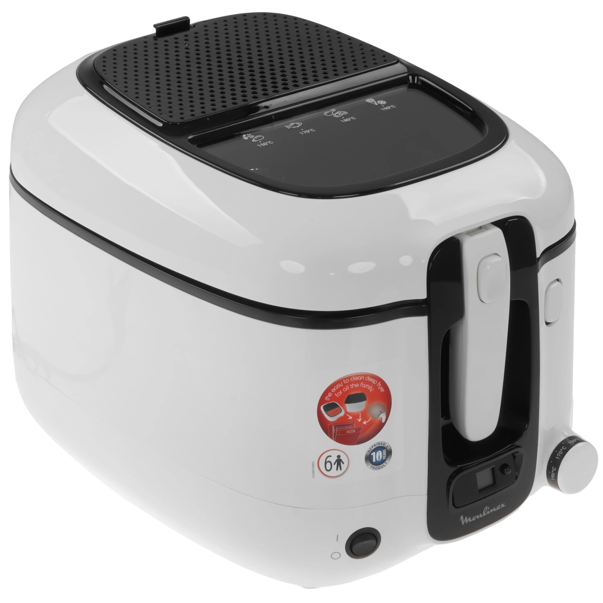 Фритюрница Moulinex "Super Uno" AM314010, 1800 Вт, объём масла 2,2 л