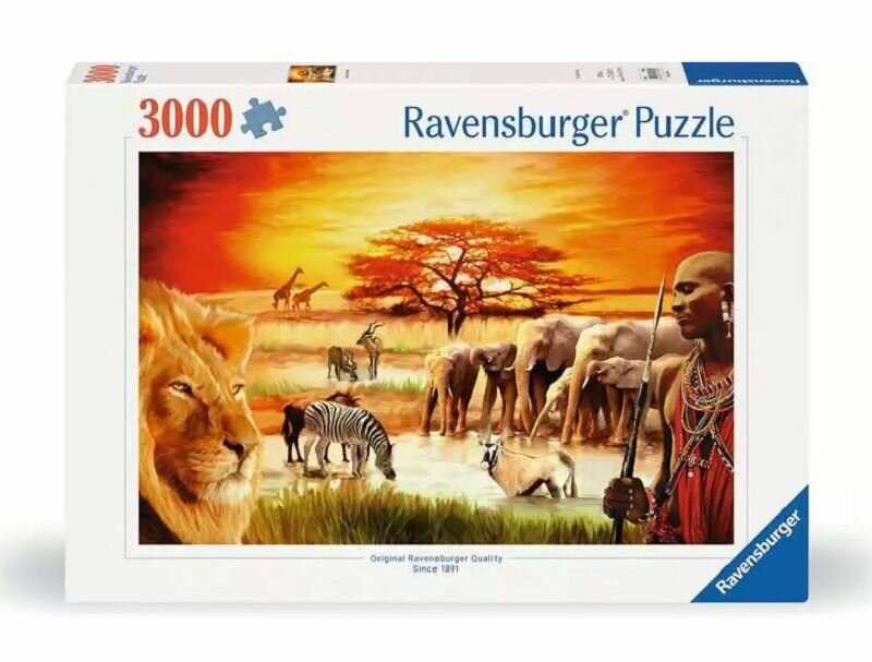 Пазл Ravensburger Саванна Масаи, 3000 деталей, 80х121 см