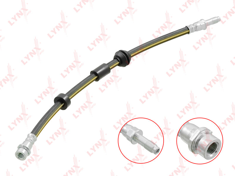 Шланг тормозной передний LYNXauto BL-4348 для FORD Focus II 04>/C-Max 03-10