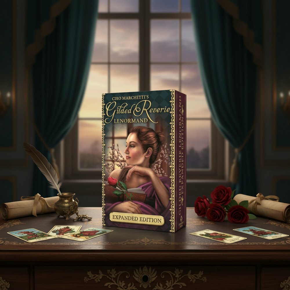 Карты Таро "Gilded Reverie Lenormand Expanded" US Games / Золотые Мечты Ленорман