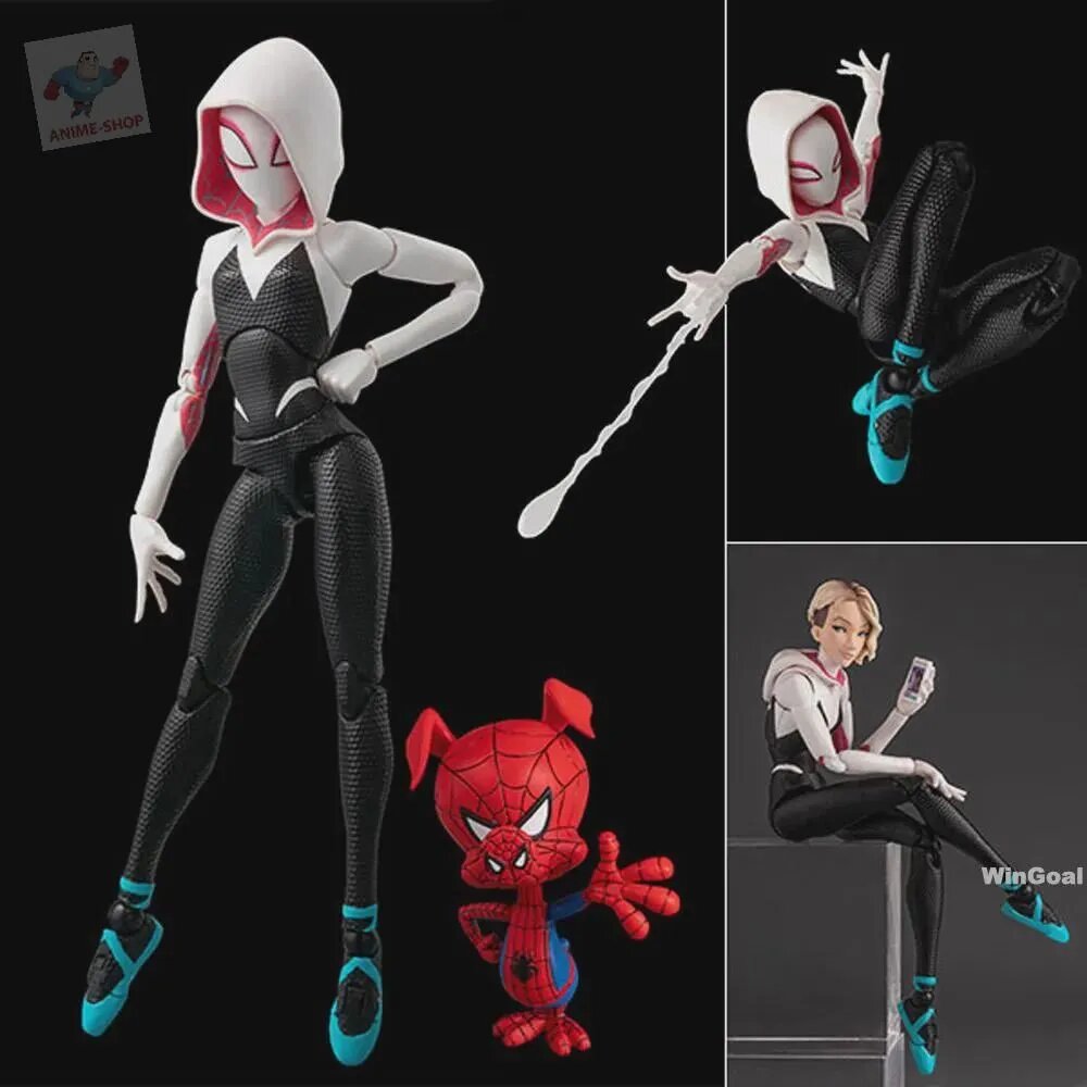 Фигурка Паук-Гвен с напарником 16 см, Spider-Man Spider-Gwen