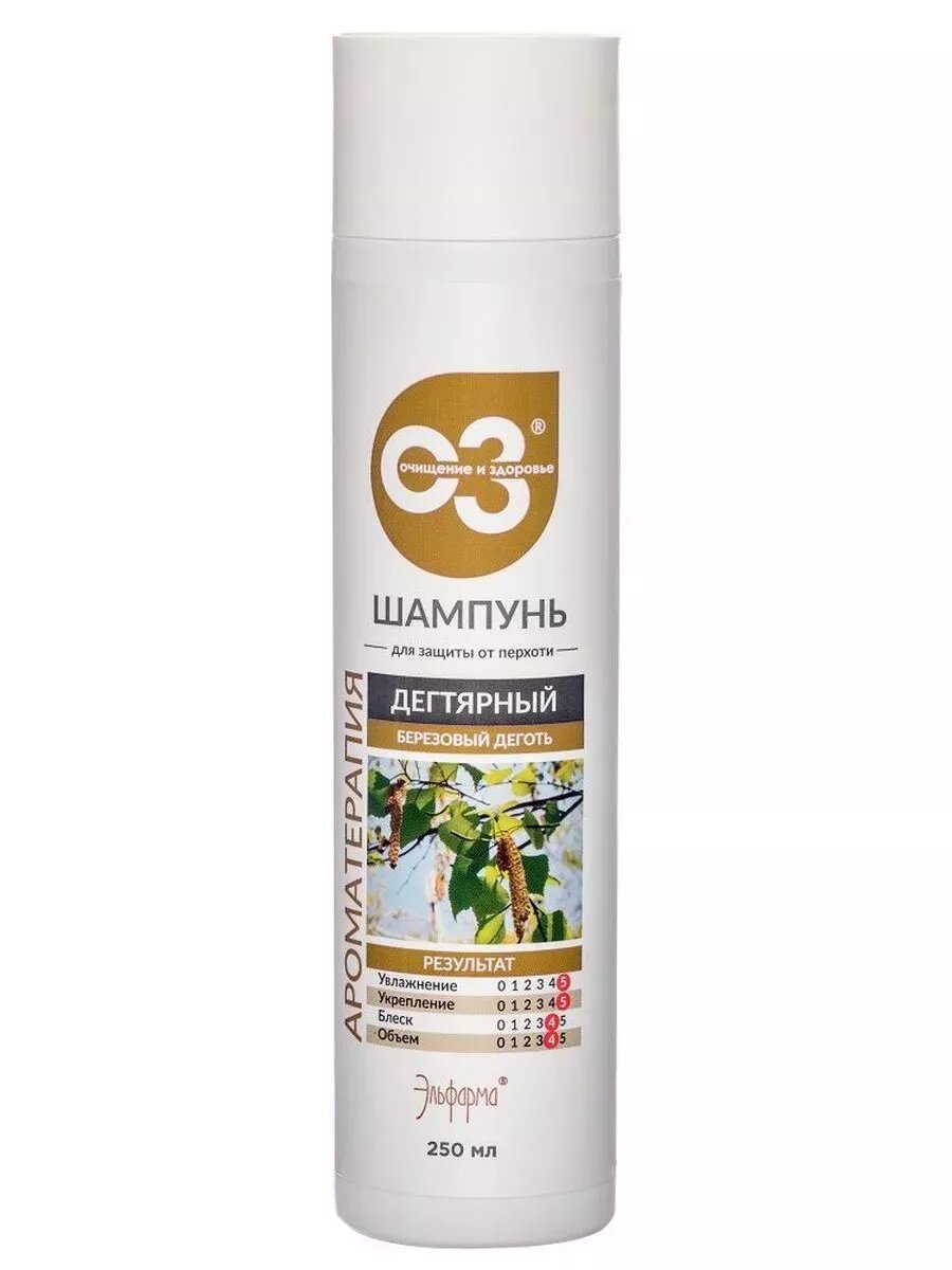 Очищение и здоровье шампунь дегтярный 250мл-3 шт
