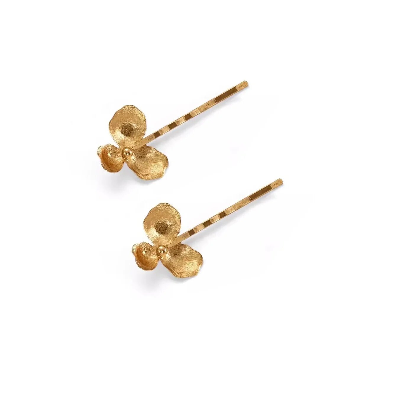 Золотые жемчужные заколки для волос B-2pcs