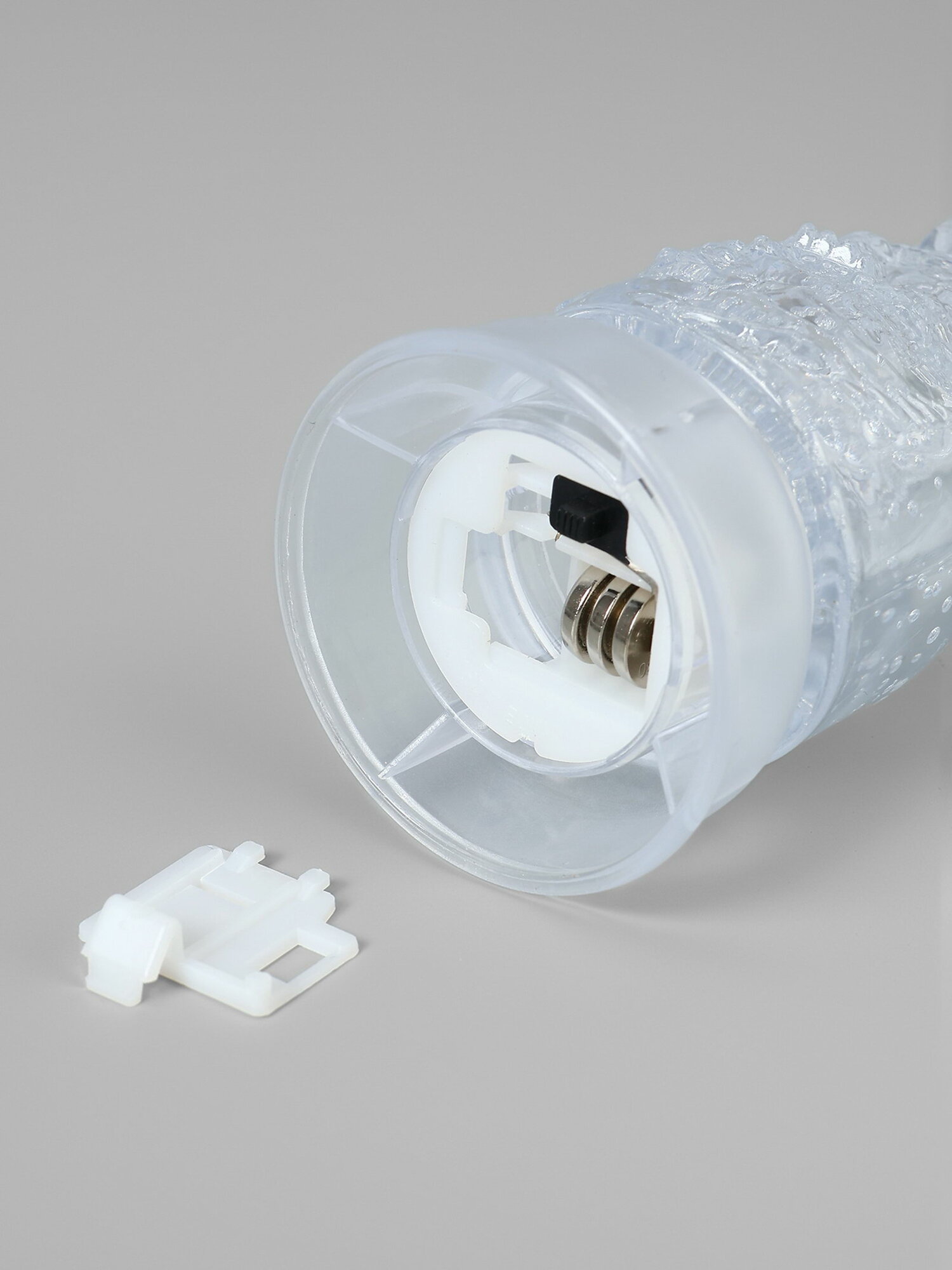 Световая фигура "Снеговик", 13 см, 1 LED, от батареек LR44x3, свечение тёплое белое