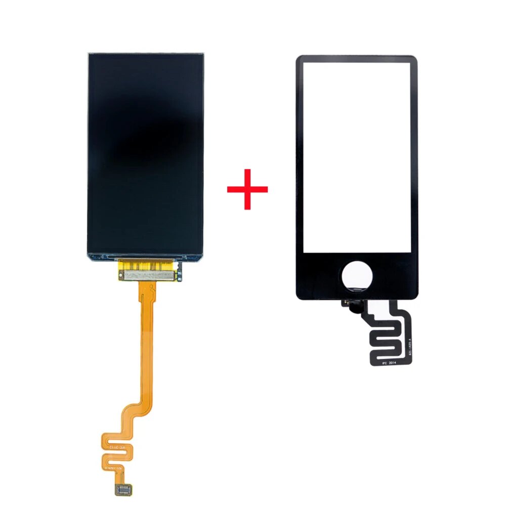 Сенсорный экран + ЖК-дисплей для iPod Nano 7, белый/черный, LCD Touch B