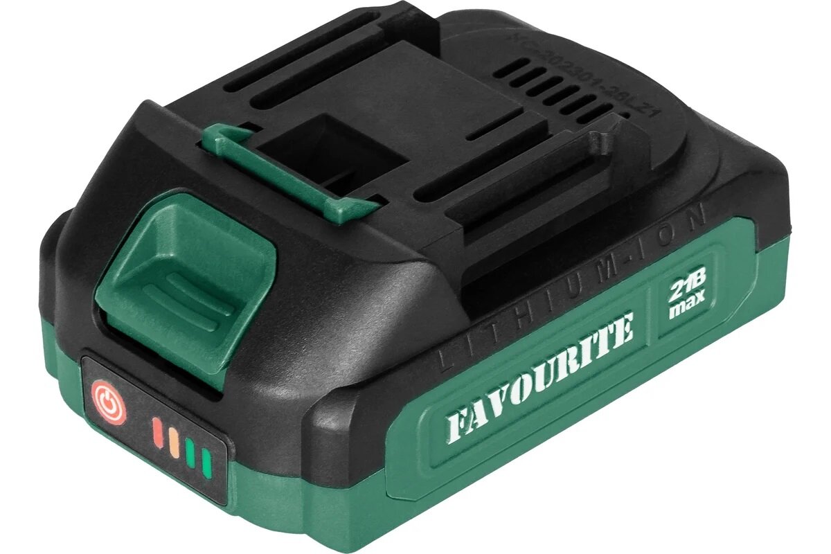 Батарея аккумуляторная FAVOURITE напряжение 21В, 2.0 Ач, LI-ION, к инструменту серии OneBatterySystem OBS 21/2