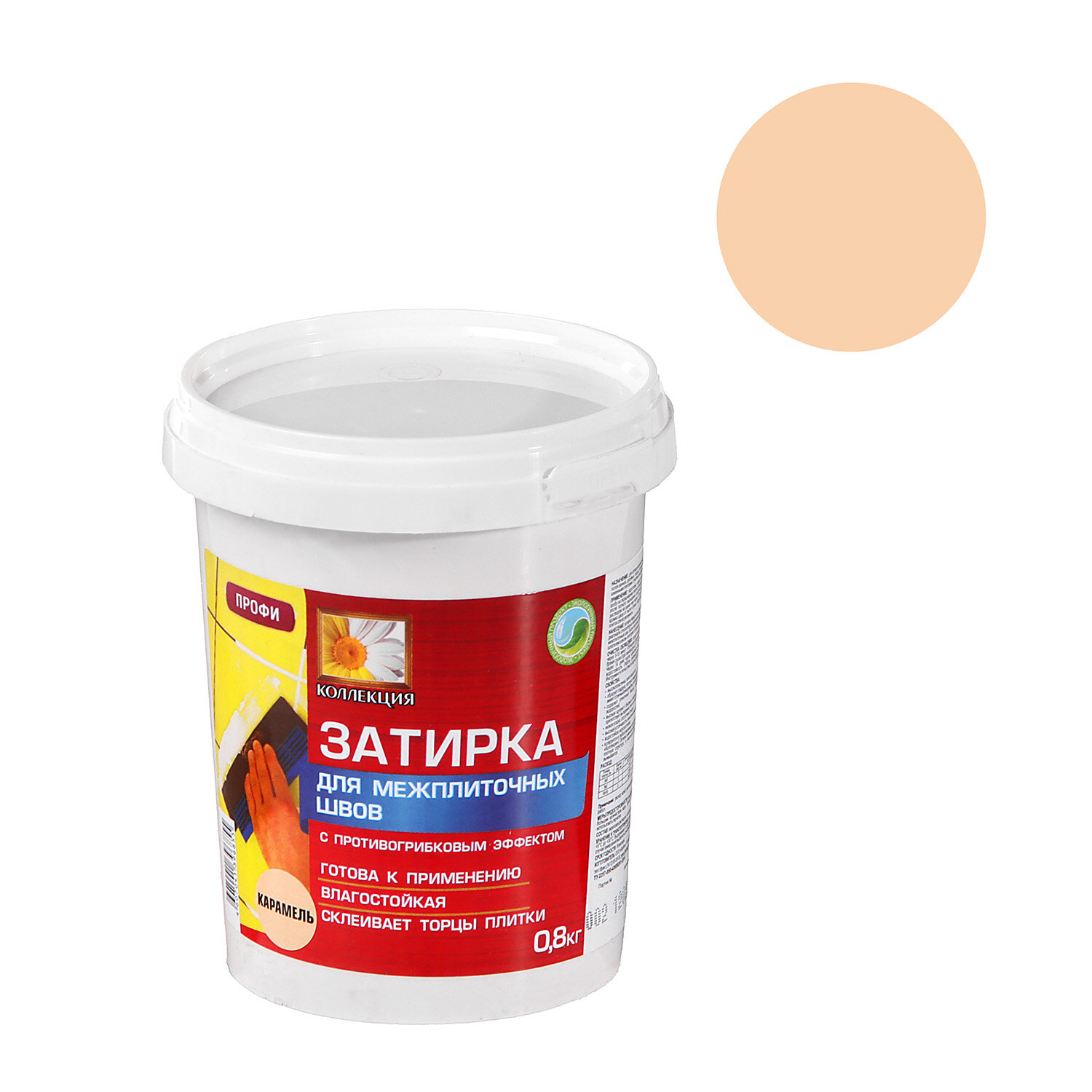 Затирка акриловая Ижсинтез для швов, вес 0.8 кг, карамель, Коллекция