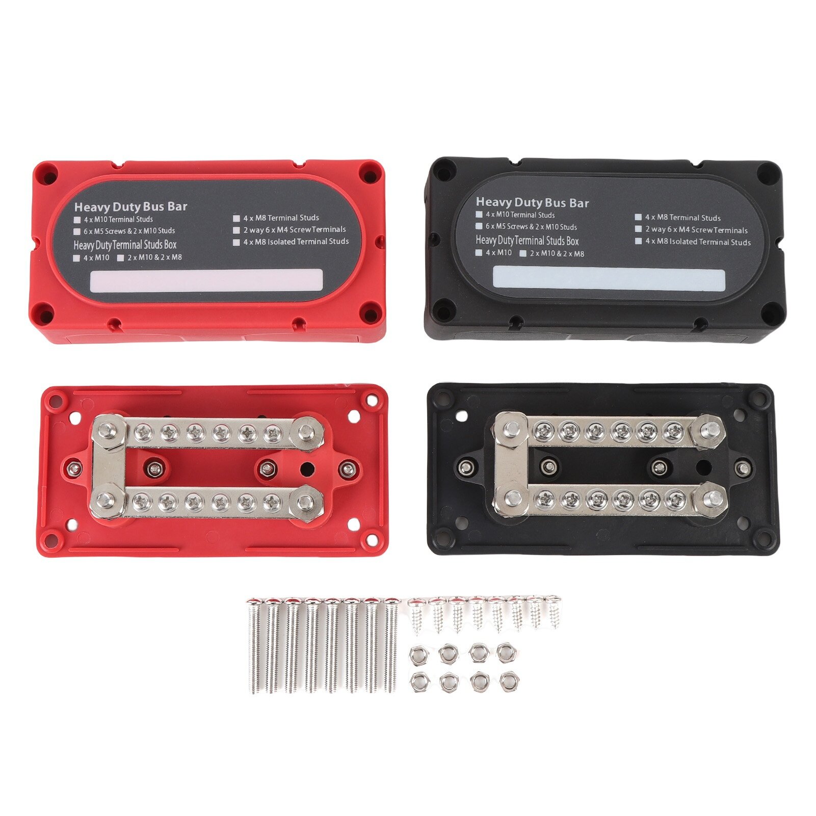 Силовая шина 300A с клеммами M6, для авто, грузовиков и яхт