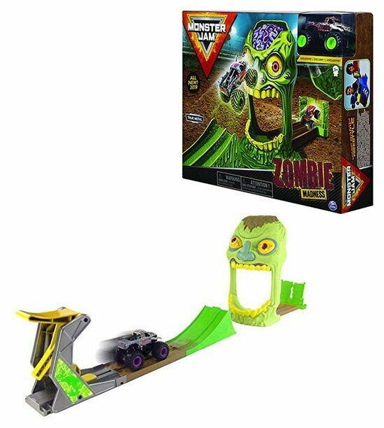 Игрушечные машинки и техника Monster Jam 6053298 Монстр Джем набор машинок "Зона Зомби"