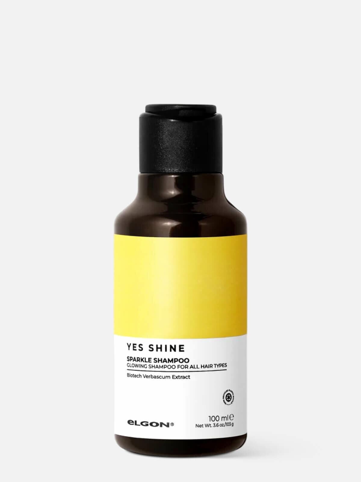 Шампунь для сияния и блеска волос Elgon Yes Shine Sparkle Shampoo, 100 мл