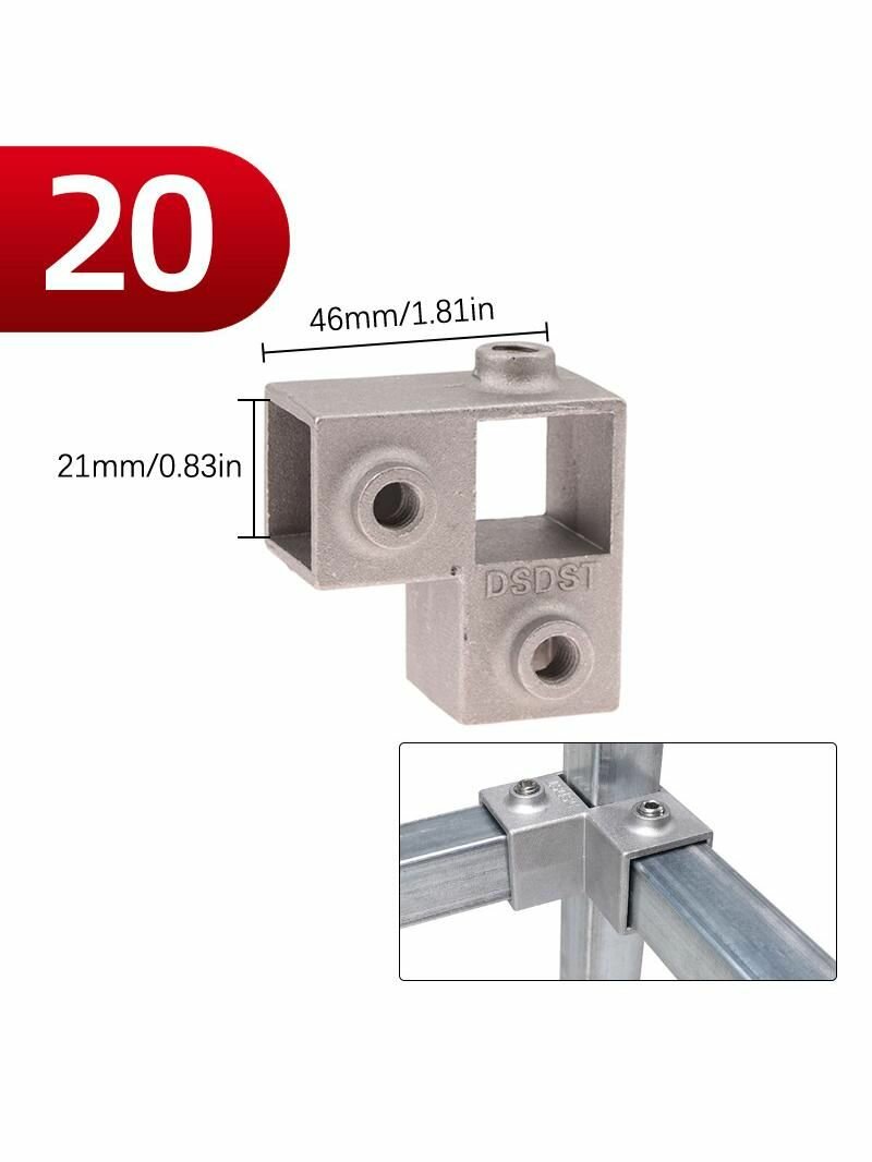 Квадратный соединитель трубы