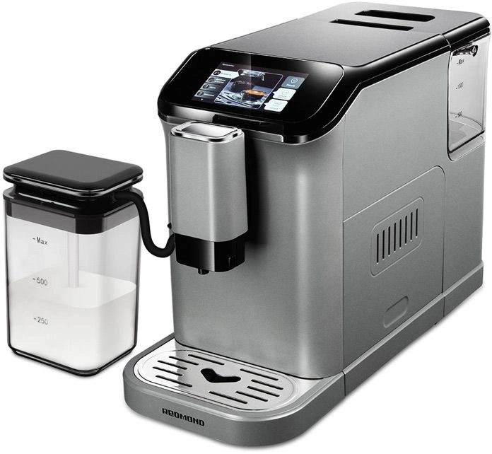 Кофемашина Redmond CM707, сенсорное управление, пластик, металл, 1350 Вт