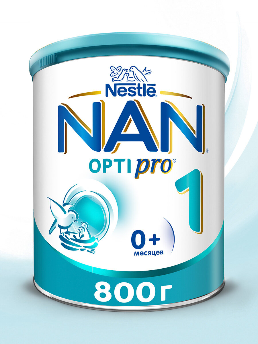 Смесь NAN (Nestlé) 1 Optipro, сухая, для детей с рождения, 800 г