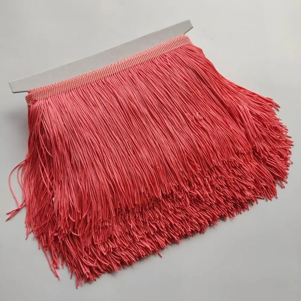 Розовая бахрома 1 метр, Watermelon Red
