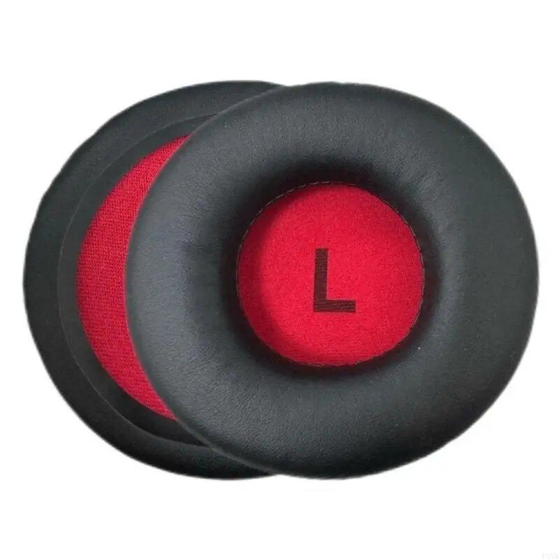 Амбушюры для наушников OneOdio кожаные Black and red