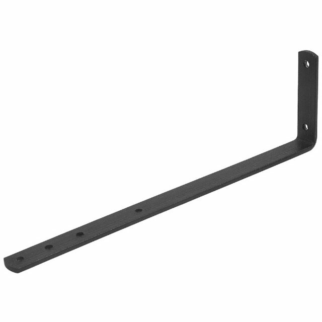 Уголок бытовой PROSMITH, 80х280х20х4 мм, сталь, черный