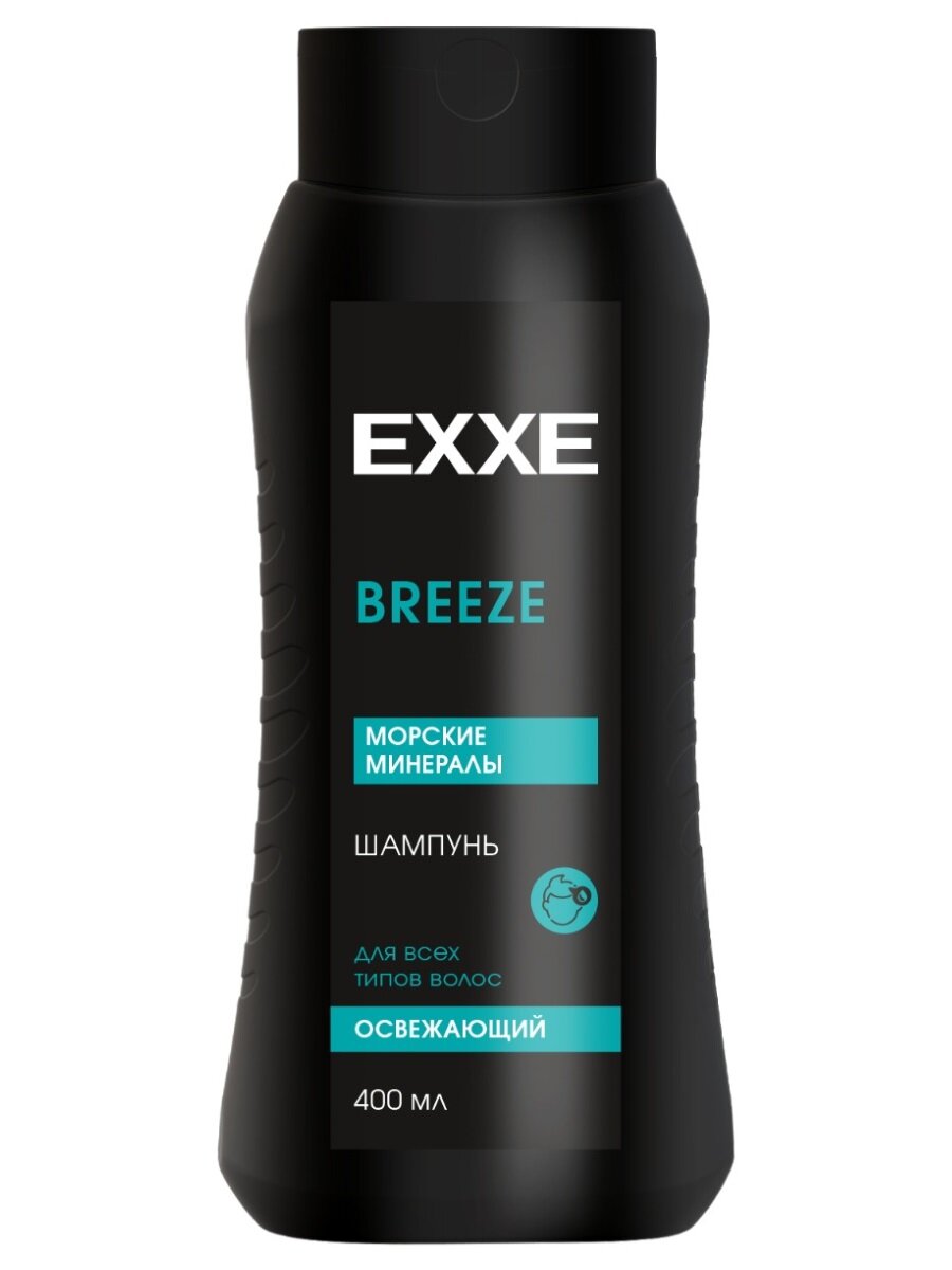 Шампунь для волос мужской EXXE Men Breeze Листория Морские минералы 400мл