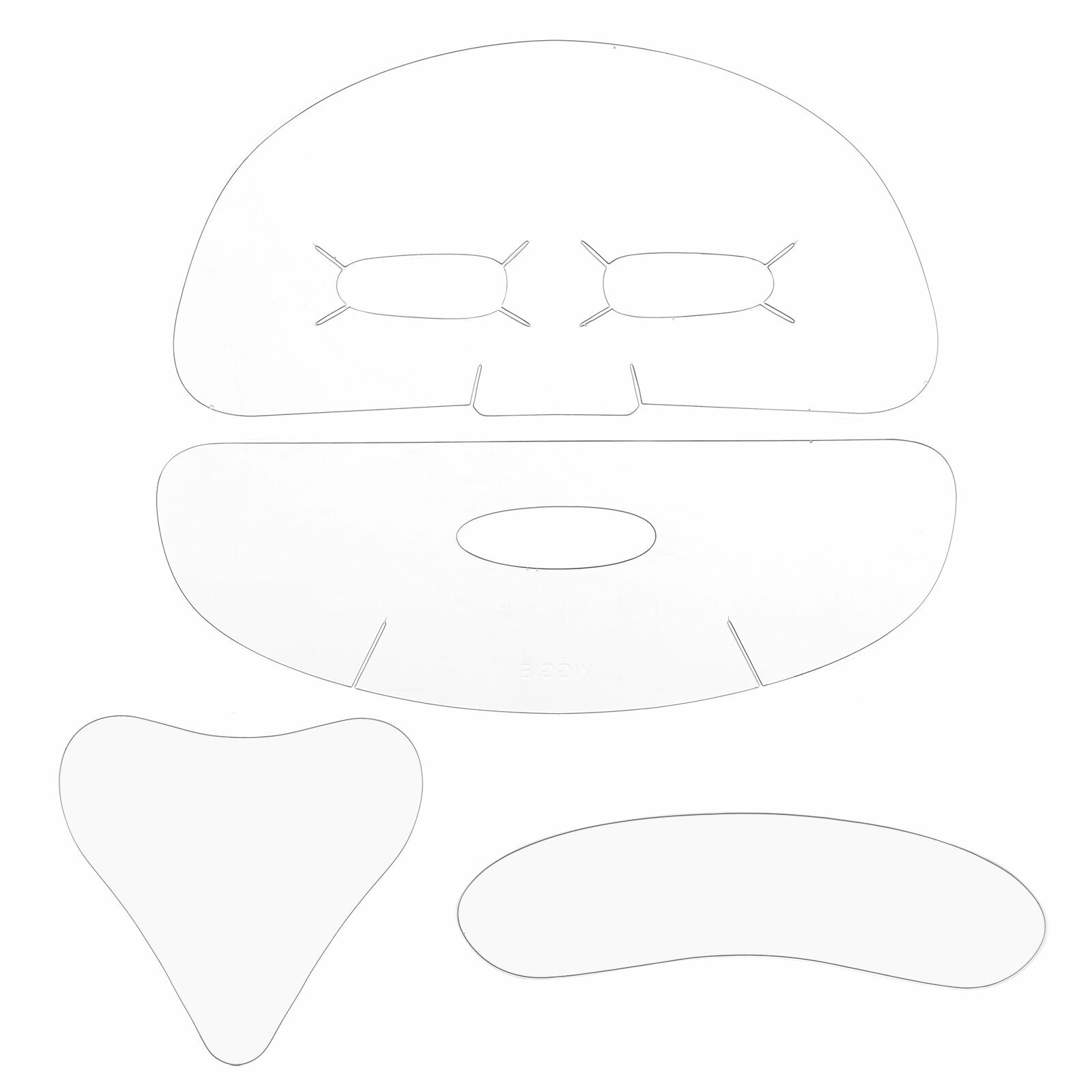 Многоразовые силиконовые патчи от морщин для лица, шеи и декольте, антивозрастные лифтинг-патчи для ухода за кожей