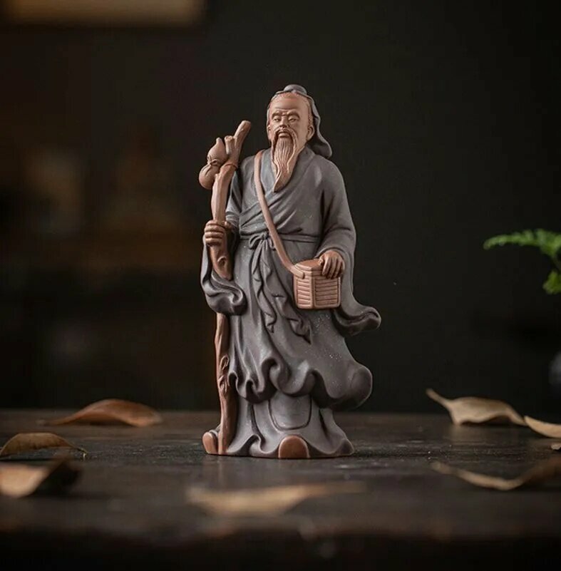 Фигурка для чайной церемонии Светло-коричневый Хуа То Белыймантии Красивый цвет L382 Красивый цвет Z790