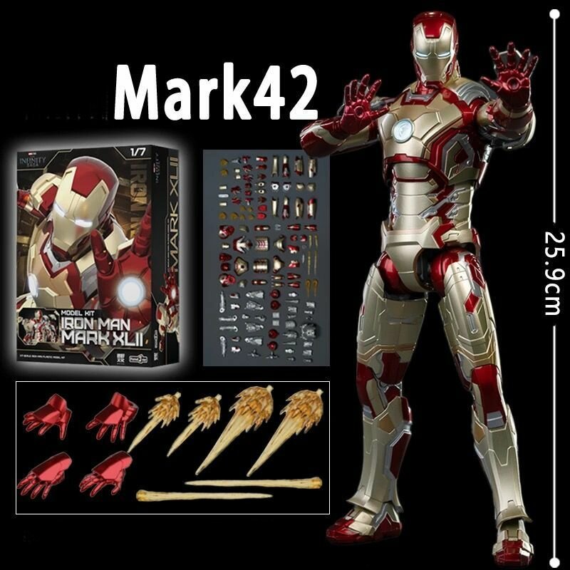 Fondjoy 1/12 Mark42 Железный человек Сборная модель Игрушка