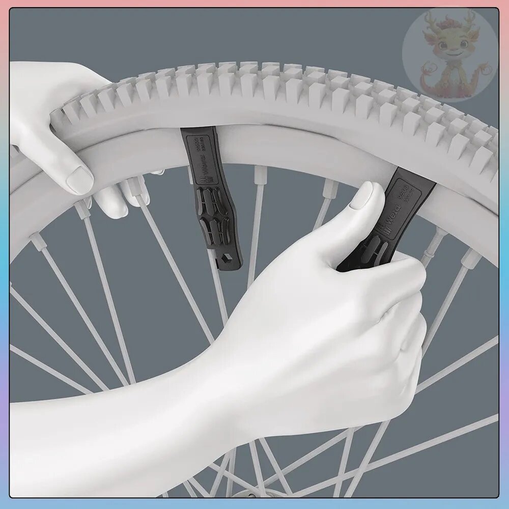 Набор инструментов WERA Bicycle Set 1 8001 A Zyklop Mini для велосипеда, трещотка и биты - 12 предметов — фото 1