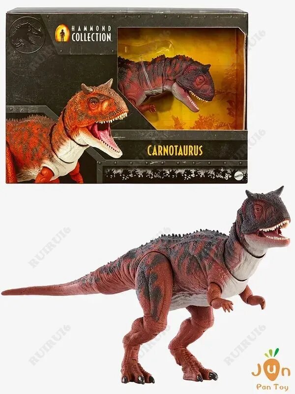 Mattel Jurassic World Карнотавр 17 дюймов, 18 суставов, коллекция Hammond