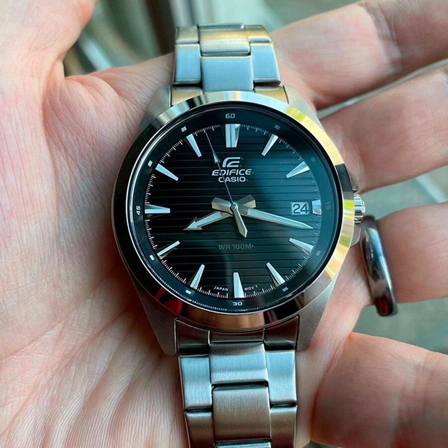 Наручные часы CASIO, черный, серебряный — фото 1