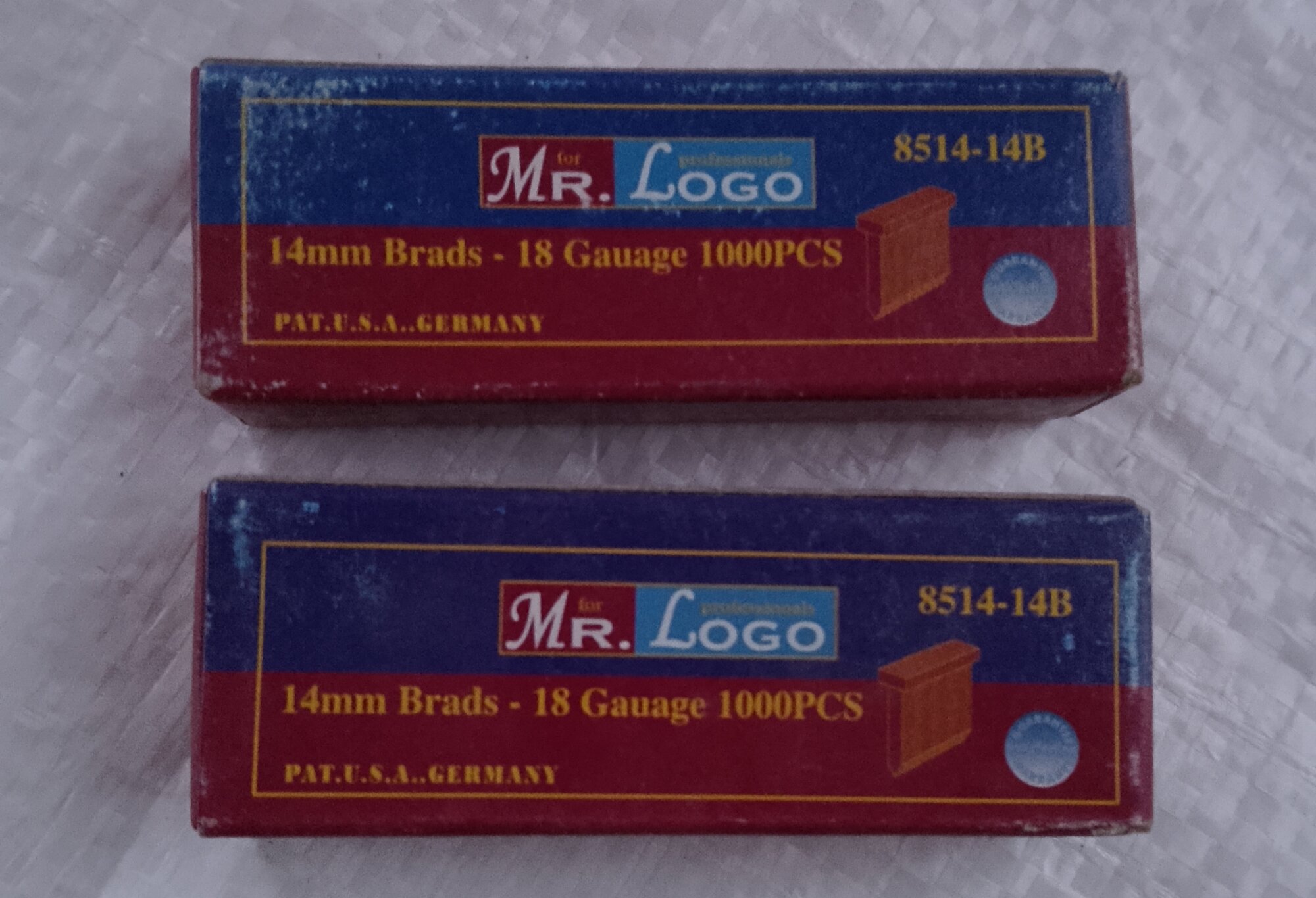 Гвозди для степлера Mr.Logo 14 мм 1000 шт, в комплекте 2 упаковки.