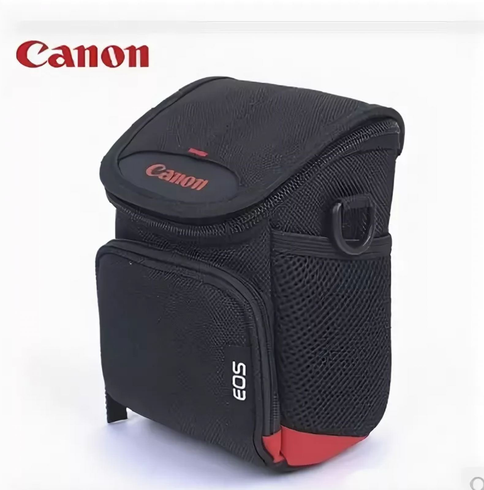 Чехол-бокс MyPads для фотоаппарата Canon, черный, с ремнем и карманами