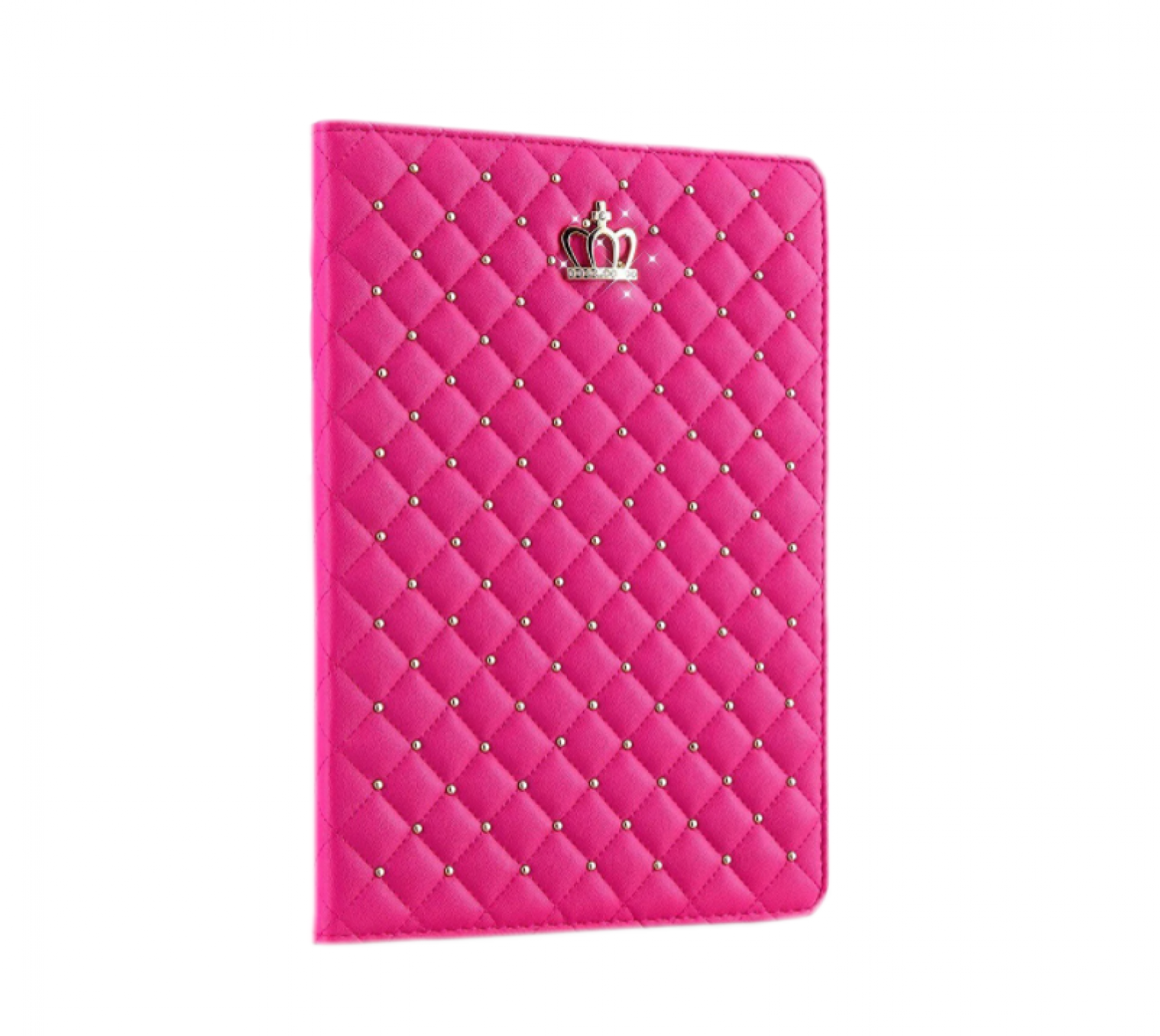 Чехол MyPads для iPad Air 2 A1566, A1567 из стеганой кожи с ромбовидным узором розовый