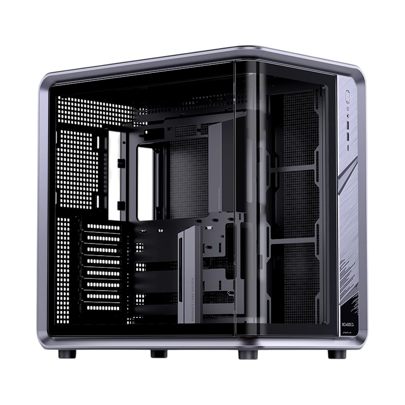 Корпус без блока Case JONSBO BO400CG, Midi-Tower, TG, no fan, 2xUSB-A 3.0 + 1xUSB-C 3.2, ATX, mATX, mITX Grey