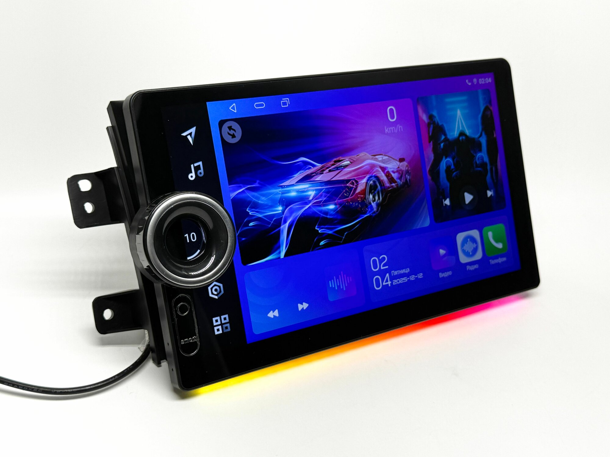 Магнитола 8-core 4/64 ГБ Suzuki SX4 - СХ4 2007-2013 RGB-подсветкой и крутилкой