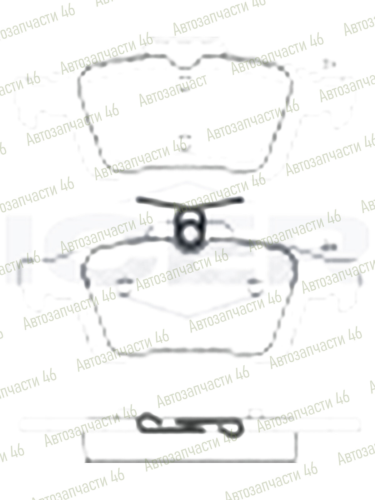 Колодки задние дисковые Форд Фокус 3 Ford Focus 3 2011 2015 -2 ICER Испания 1809259