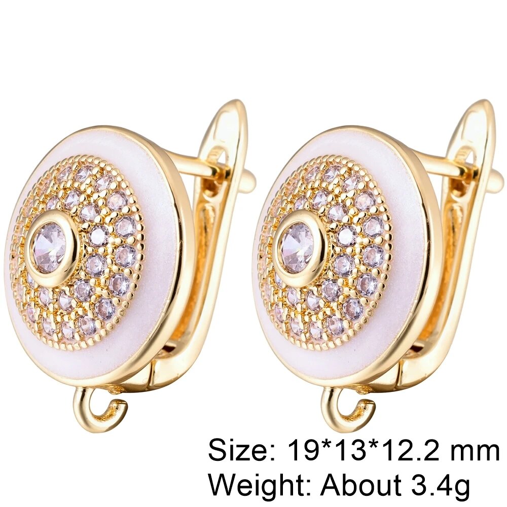 Серьги крючком Juya, 18К Gold