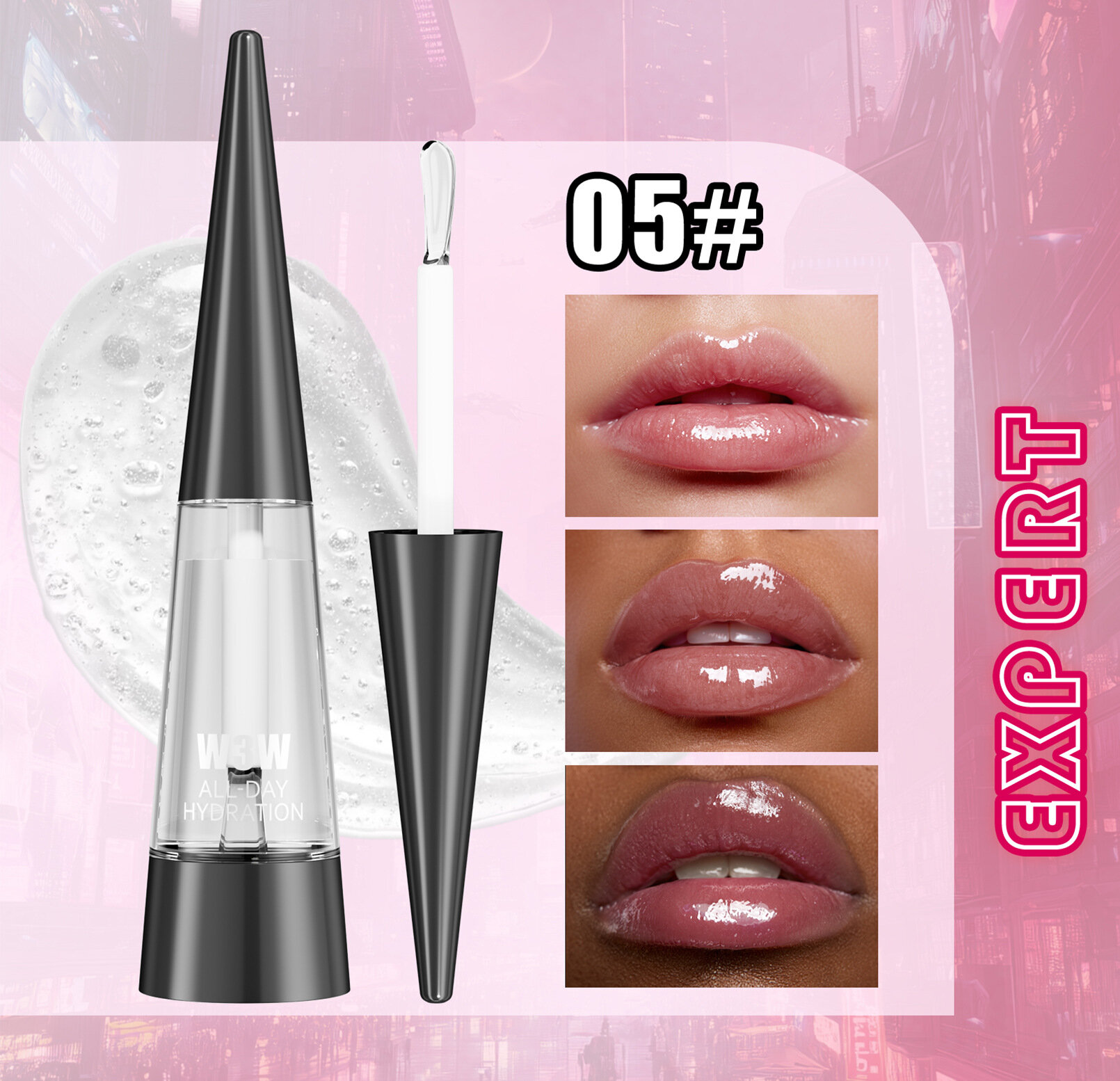 Гель для увеличения губ, увлажняющее блеск для губ, эффект пухлых губ, бальзам-блеск для губ