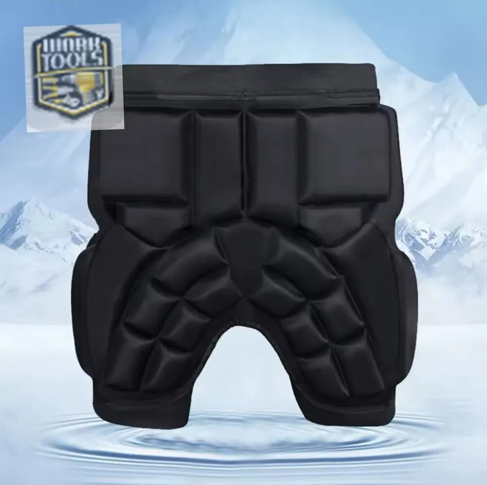 Защитные шорты для горных лыж и сноуборда HX2-4, черные, размер L