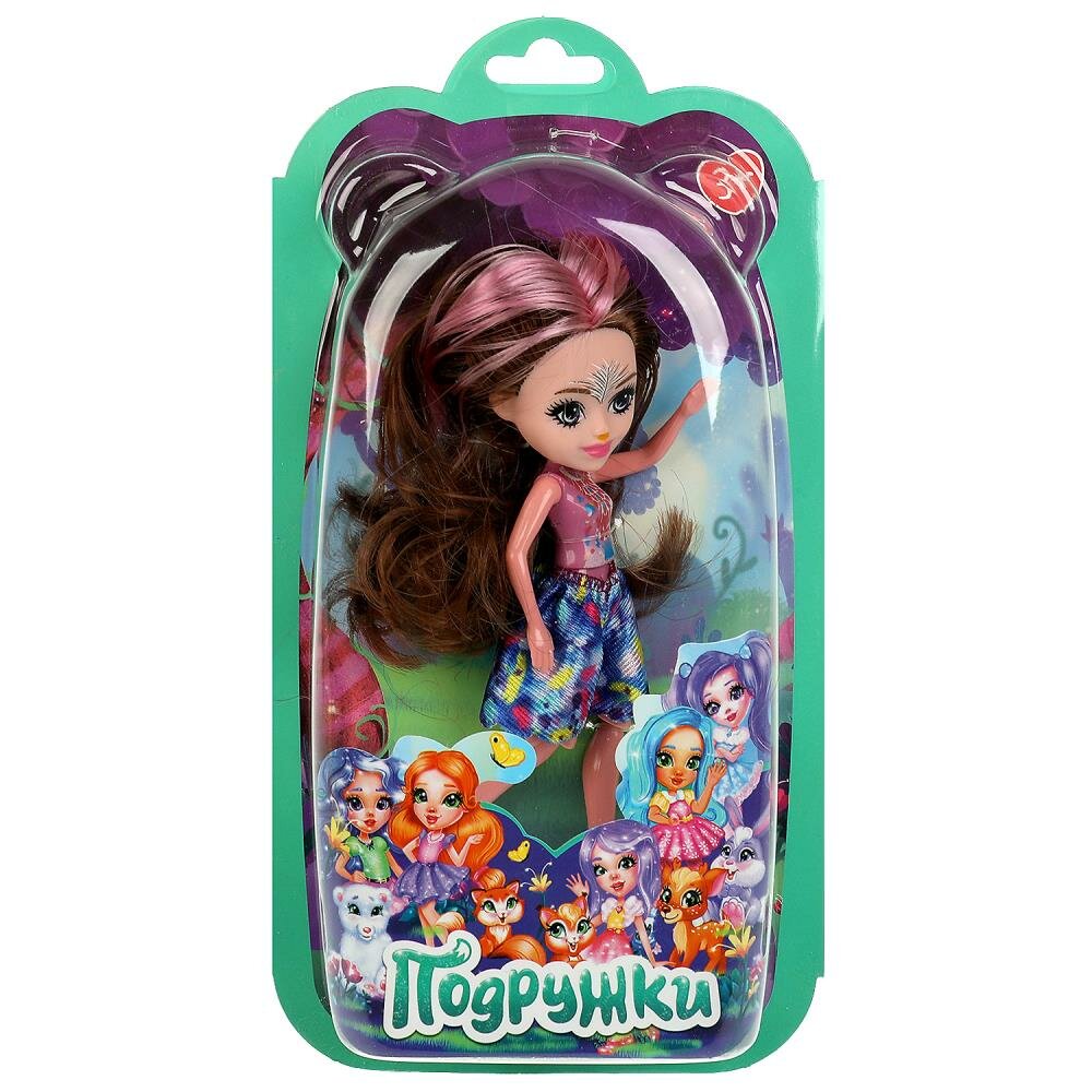 Кукла Подружки, индюк, 15 см Карапуз DE03-RU