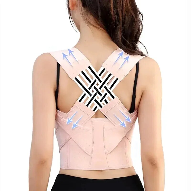 Корсет для осанки розовый XXXL